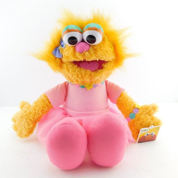 Sesame Street | Toys | New Large Zoe Plush Orange Sesame Street ...